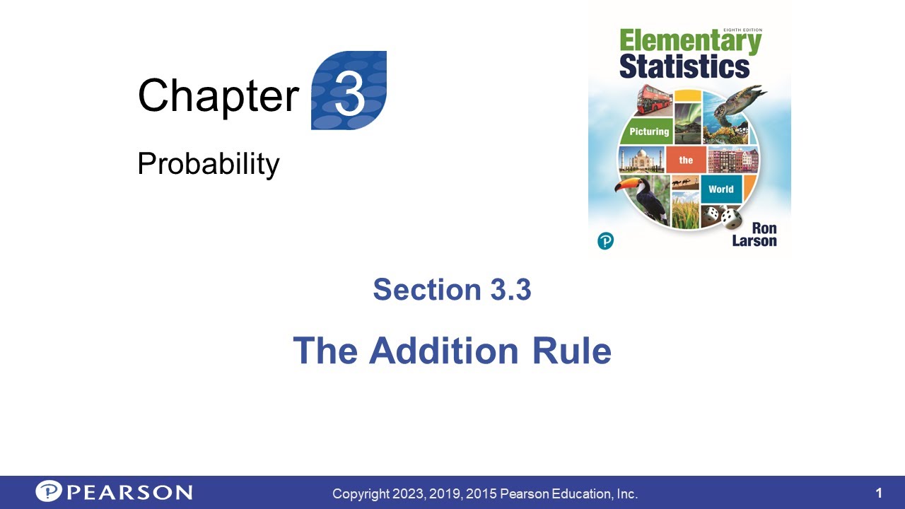 Lesson for 3 3 The Addition Rule ver 04 - YouTube