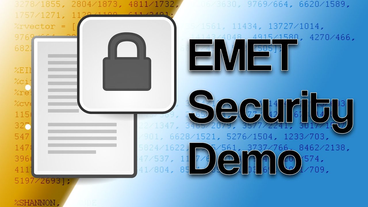 Security Demo - How EMET 4.1 can secure your Windows OS - YouTube
