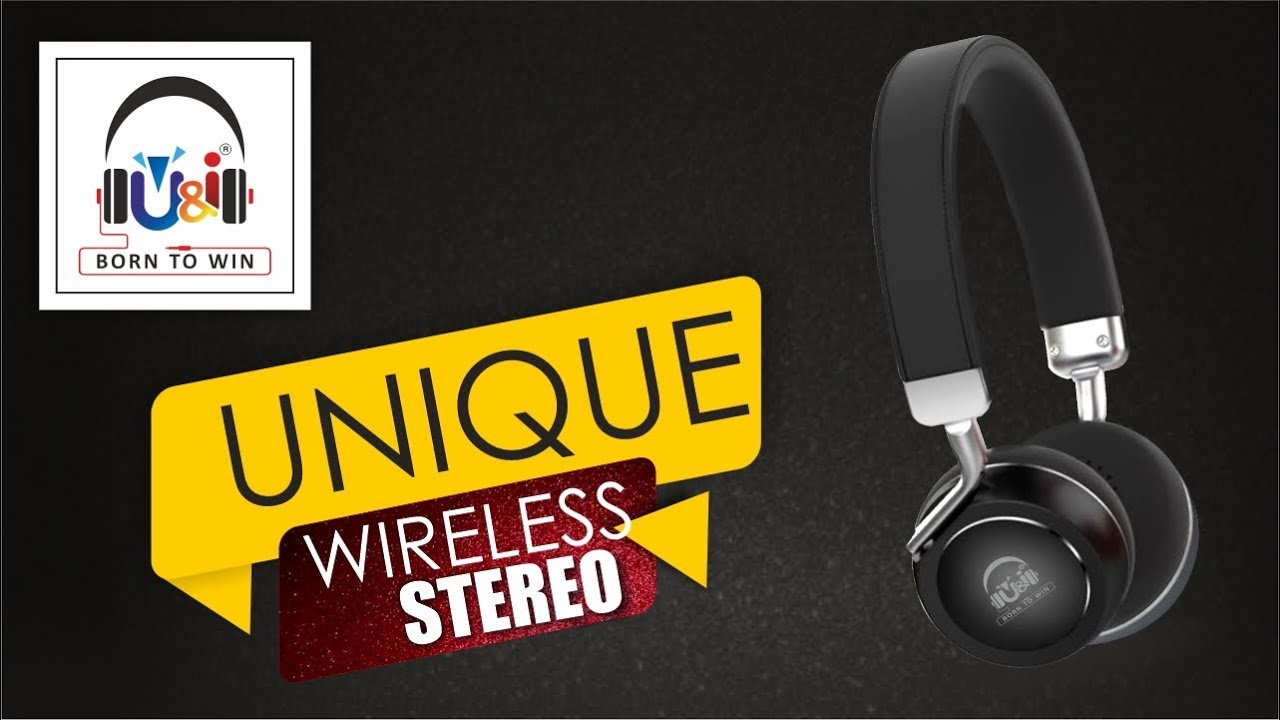 U&I Unique Series Official Product Video |U&I Headphones | UI-BH-99 | U ...