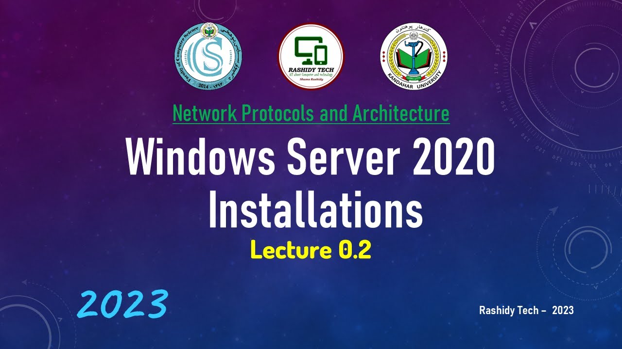 Windows Server 2020 Installation and configuration @MicrosoftWindows ...