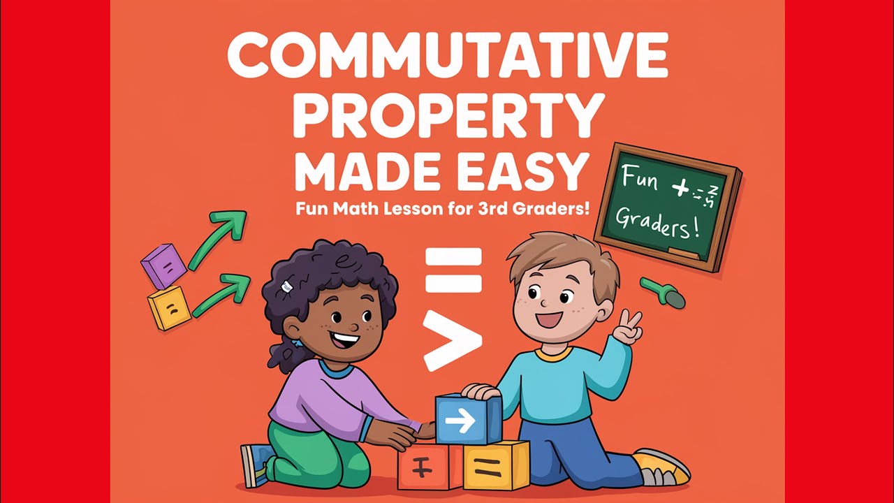 Commutative Property Made Easy for Kids | Fun Math Lesson for 3rd ...