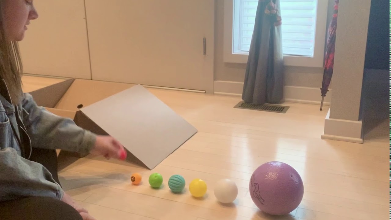 Julie Shows Us How To Make A DIY Ball Ramp - YouTube