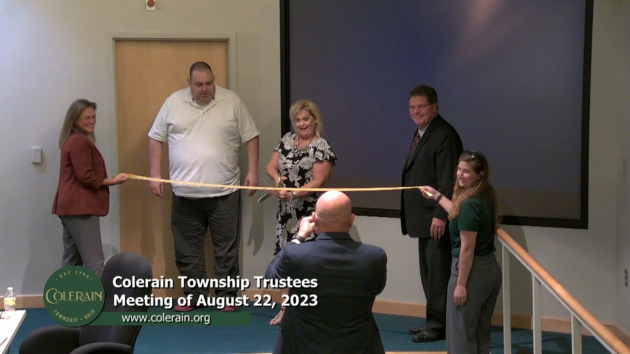 Colerain Township Trustees Meeting of August 22, 2023 - YouTube