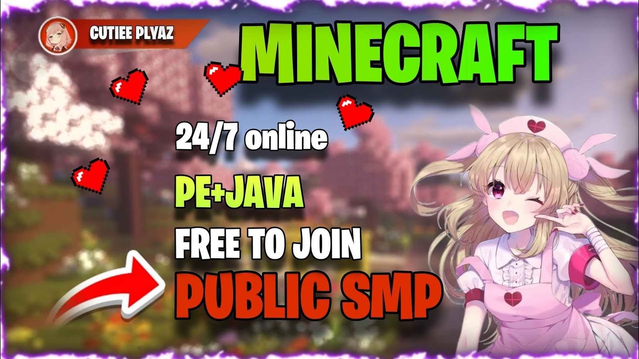 Minecraft SMP LIVE || PUBLIC SMP 24/7 JAVA + BEDROCK😱 || FREE TO JOIN # ...
