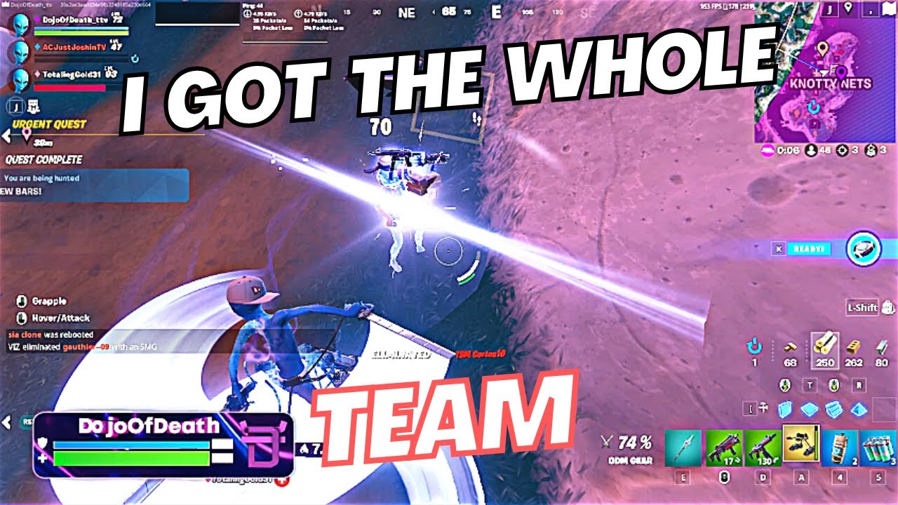 CLUTCHING UP, 3 elims in 1 min - YouTube