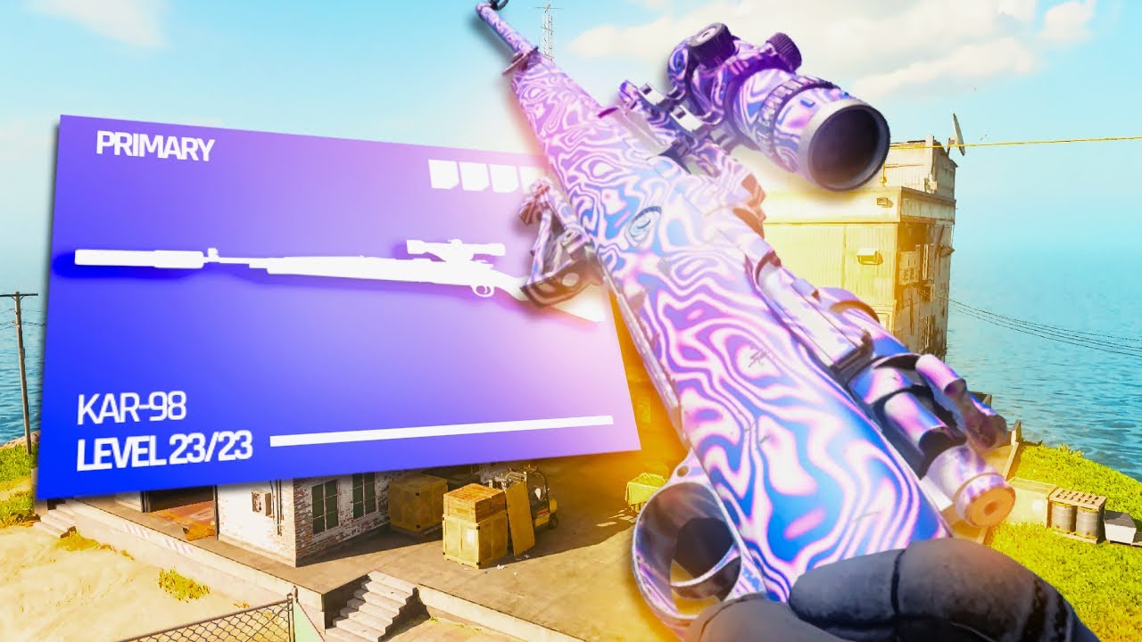 *NEW* ONE SHOT KAR98K in Warzone! (META) - YouTube