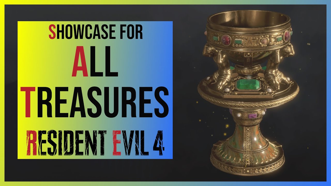 Resident Evil 4 Remake: All Treasures Showcase - YouTube