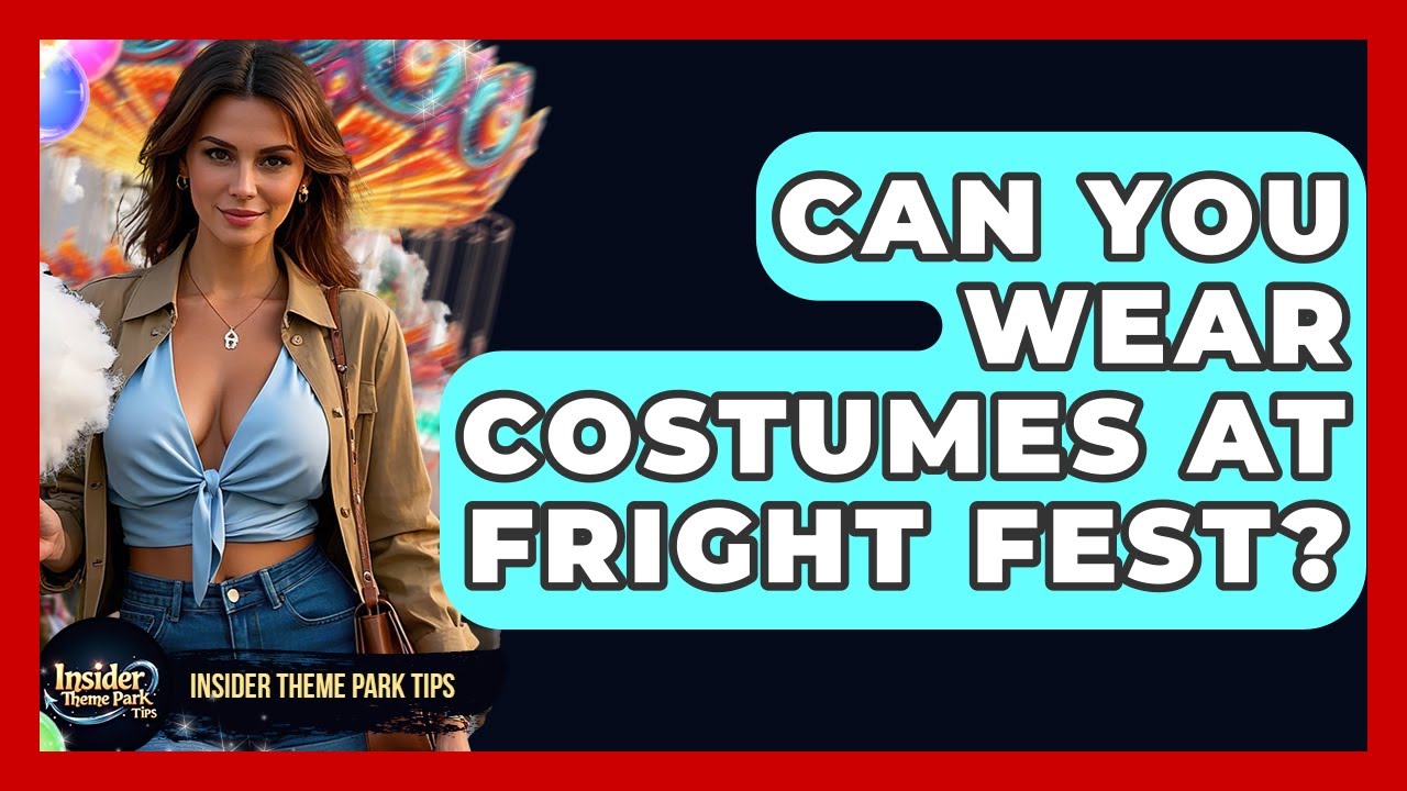 Can You Wear Costumes At Fright Fest? - Insider Theme Park Tips - YouTube