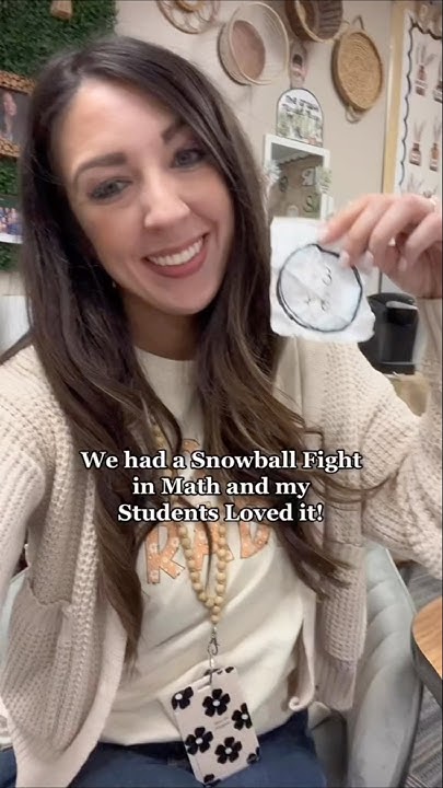 Snowball Fight Math! Winter Math Game Activity for Elementary Students ...