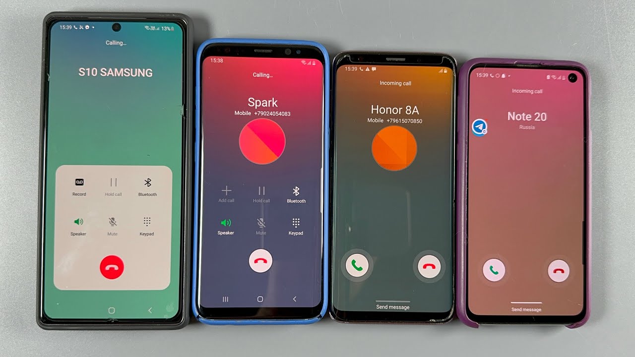 Incoming Calls Samsung S8 / Samsung S9 / Samsung S10 / Samsung Note 20 ...