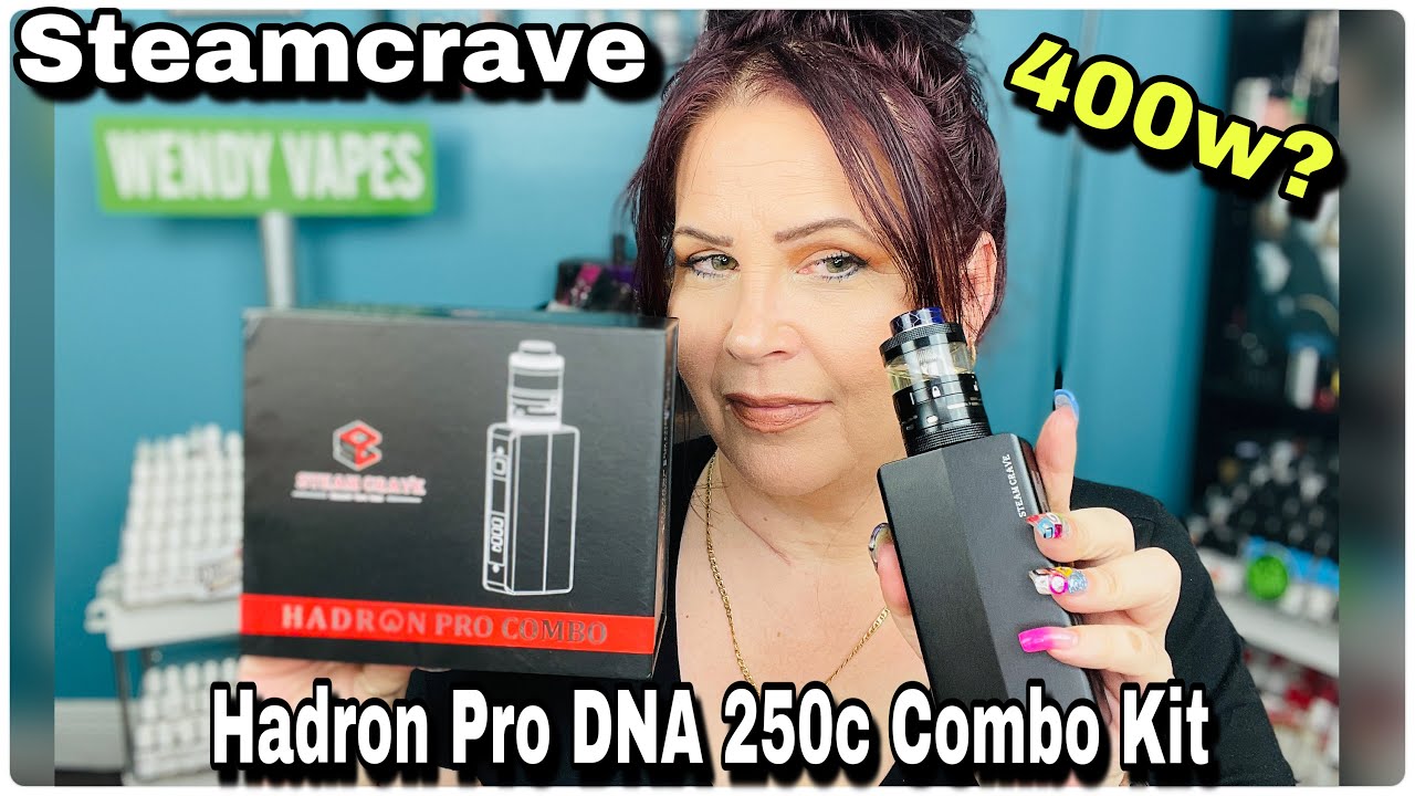 Steamcrave Hadron Pro DNA 250c 400w Combo Kit with the Aromamizer ...