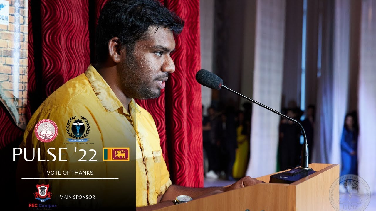 20 - Vote of thanks | Pulse '22 - YouTube