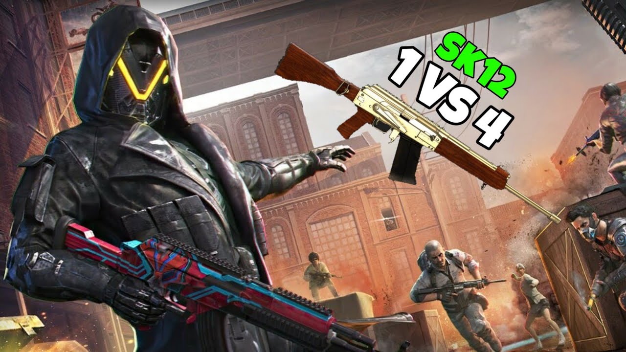 iPad mini 5 Gameplay || Op Sk12 1 Vs 4 Clutch || Gaming machine - YouTube