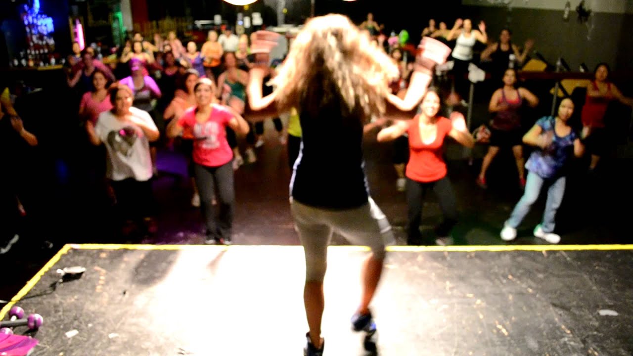 Raquel Call and Zumba students at Vice Ultra Lounge - We Love Vice ...