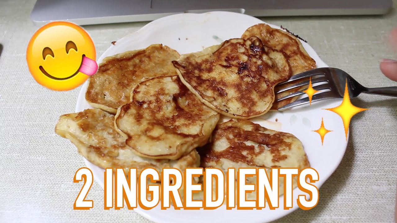 VLOG #6 | 2 INGREDIENT PANCAKES + CLEAN MY ROOM WITH ME | Michelle ...
