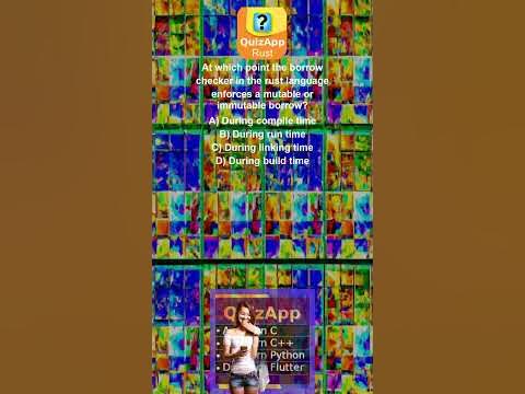 Rust At which point the borrow checker in the rust language enforces a mutable or immutable ...