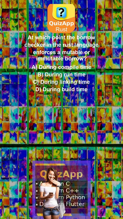 Rust At which point the borrow checker in the rust language enforces a mutable or immutable ...