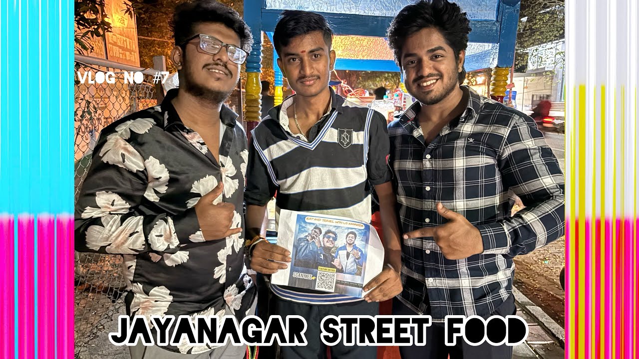 Jayanagar street chats | must try | Chandandevraj | Aditya - YouTube