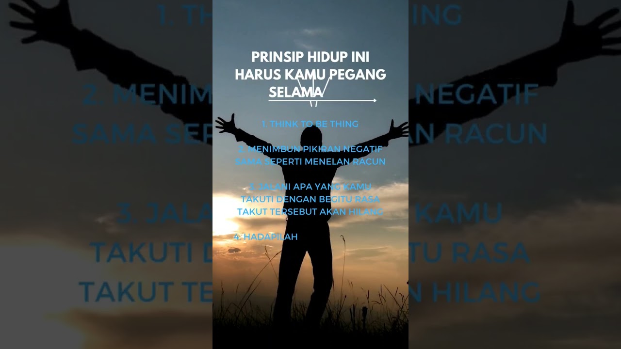 Prinsip Hidup Yang Harus Dipegang #tipsbahagia #prinsiphidup #dewasa ...
