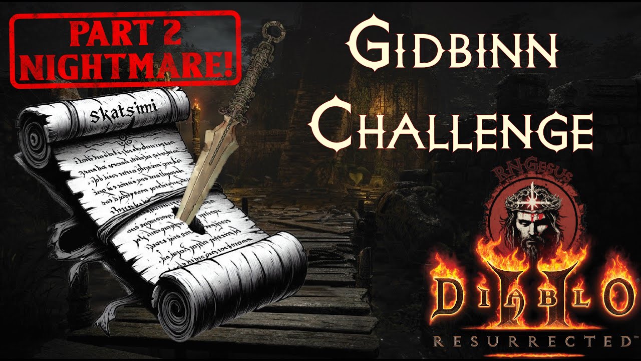Can I Beat Diablo 2 Resurrected Using The Gidbinn? - YouTube