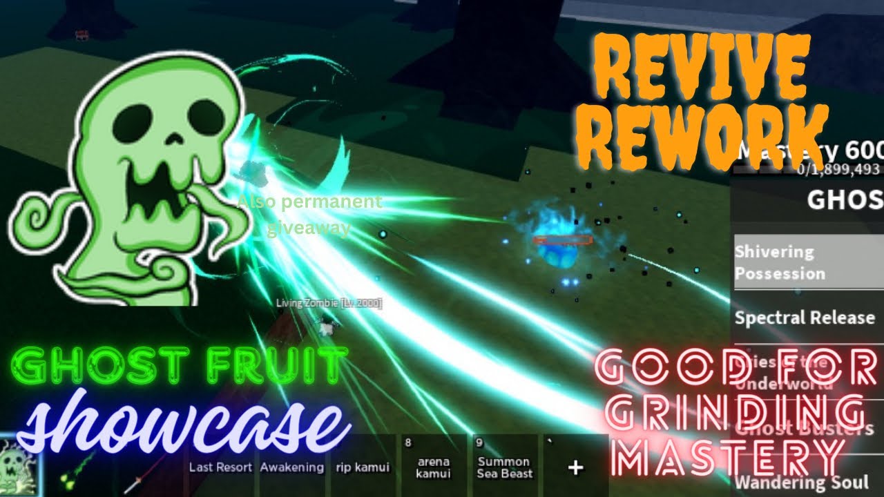 NEW GHOST👻 FRUIT SHOWCASE in Bloxfruit #roblox #bloxfruits - YouTube