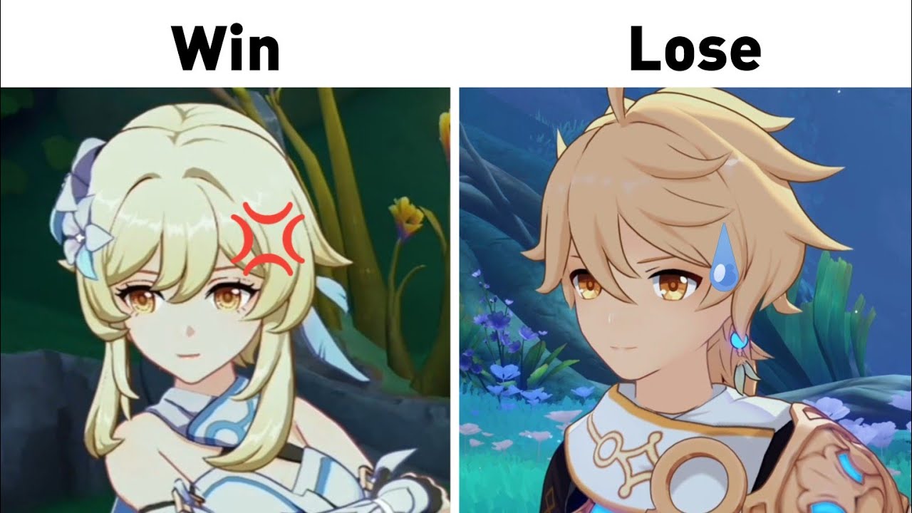 [Extra Cutscene] Lumine will get angry if you win the battle | Genshin ...