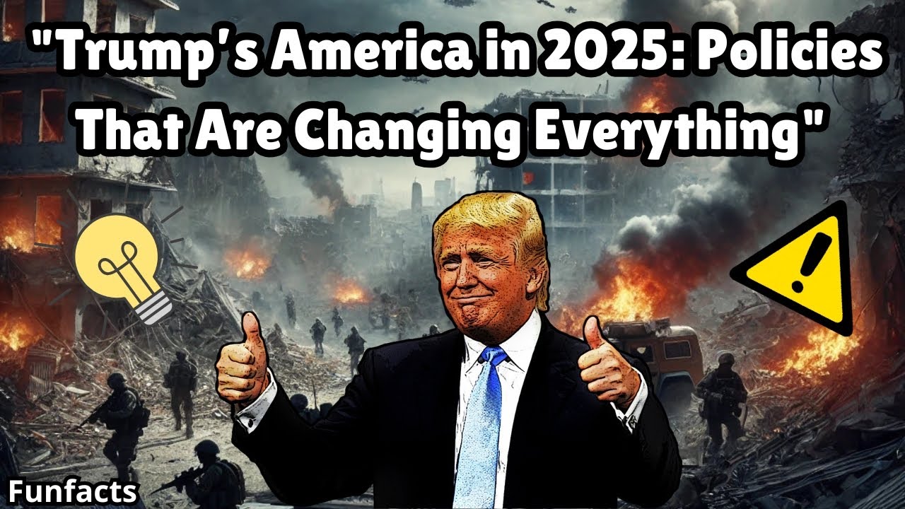 "Trump’s America in 2025: Policies That Are Changing Everything" 😯⚠️ ...