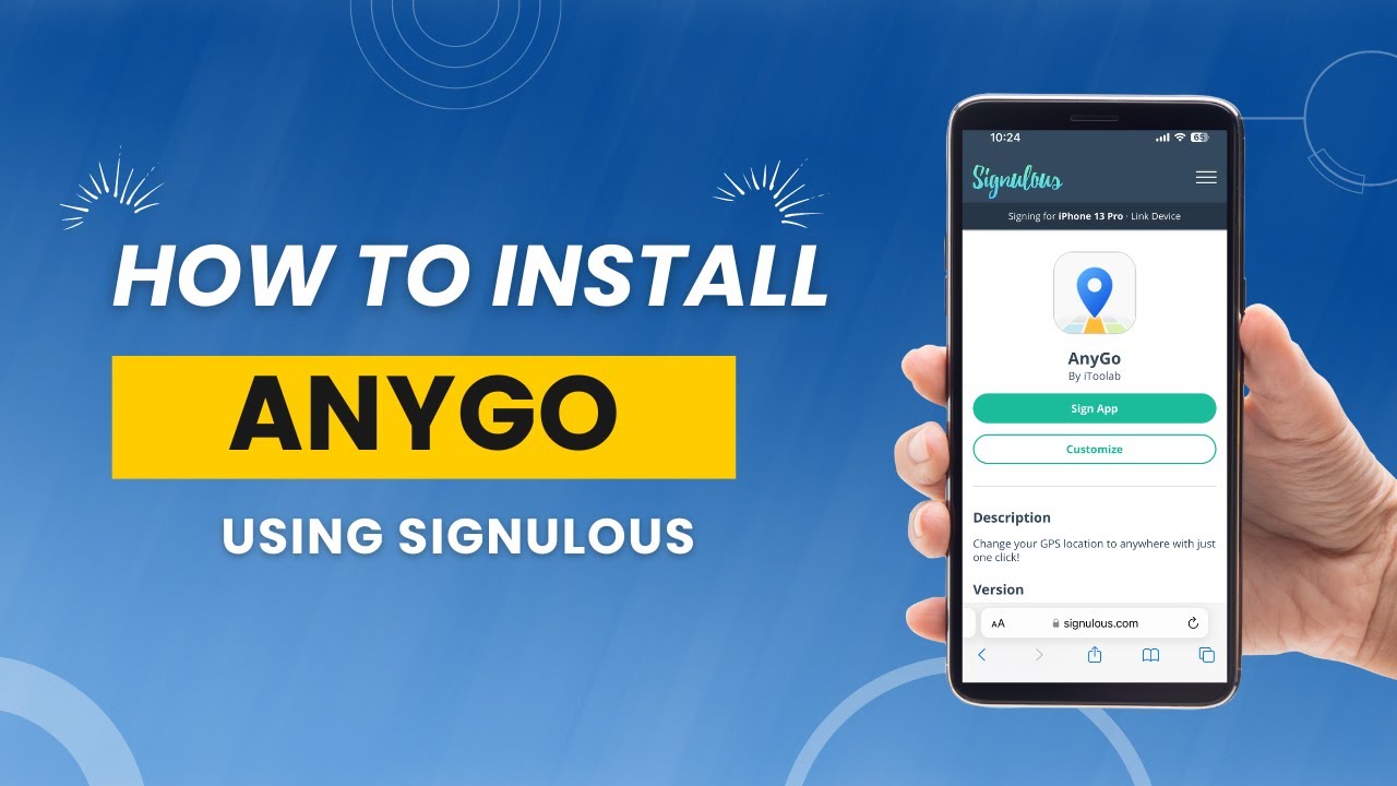 How to Insall iToolab AnyGo for iOS Using Signulous [Guide] - YouTube
