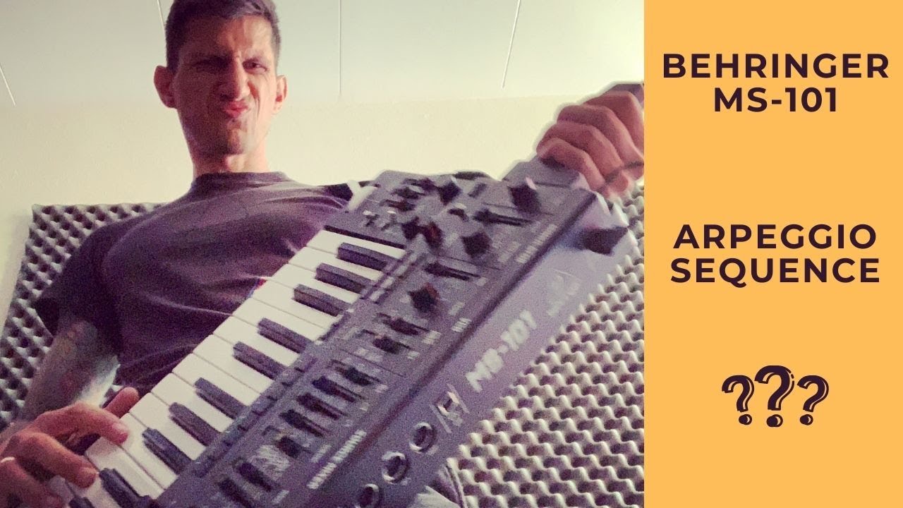 Behringer MS 101 Arpeggiator Sequences - YouTube