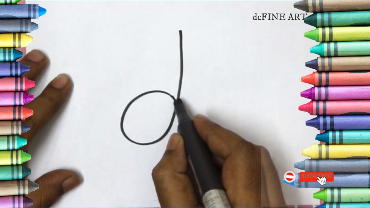 #40 - How to Draw Dinosaur Cartoons from Letter D [Easy Drawing from ...