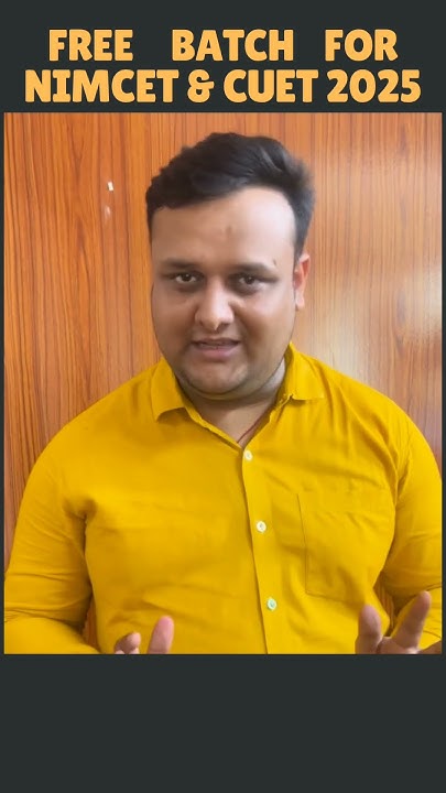 Free Batch for NIMCET 2025 & CUET 2025 - YouTube