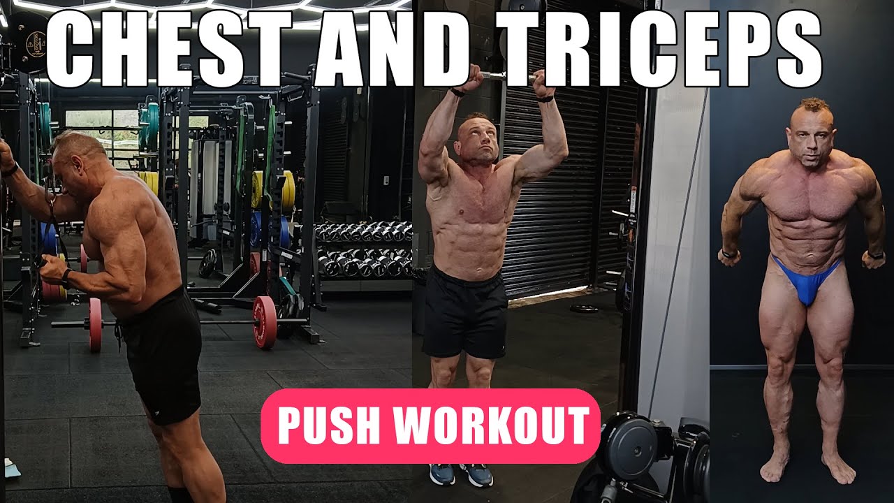 Gym CHEST & TRICEP Workout | Perfect Push Workout for Men Over 50 - YouTube