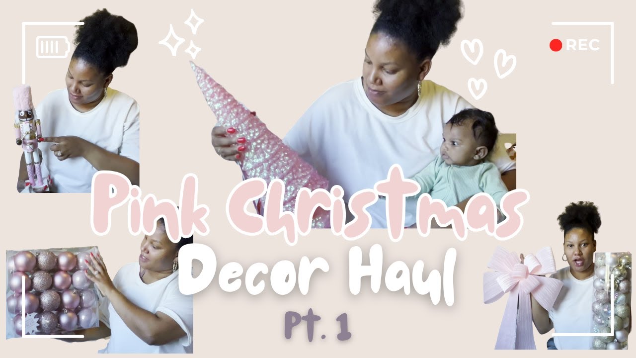 Christmas (Pinkmas) Decor Haul Part 1 | Early Christmas Shopping ...