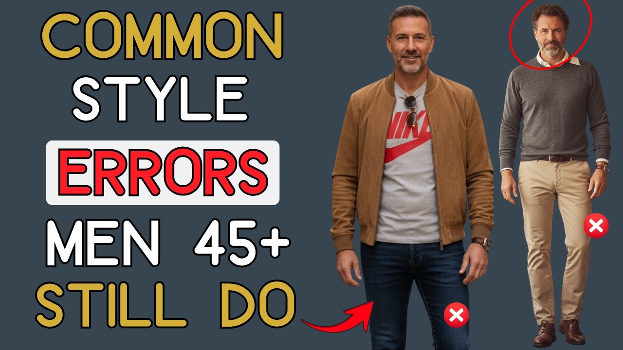 10 Common Style Mistakes That Every Man Over 45 Makes | 45+ Men’s ...