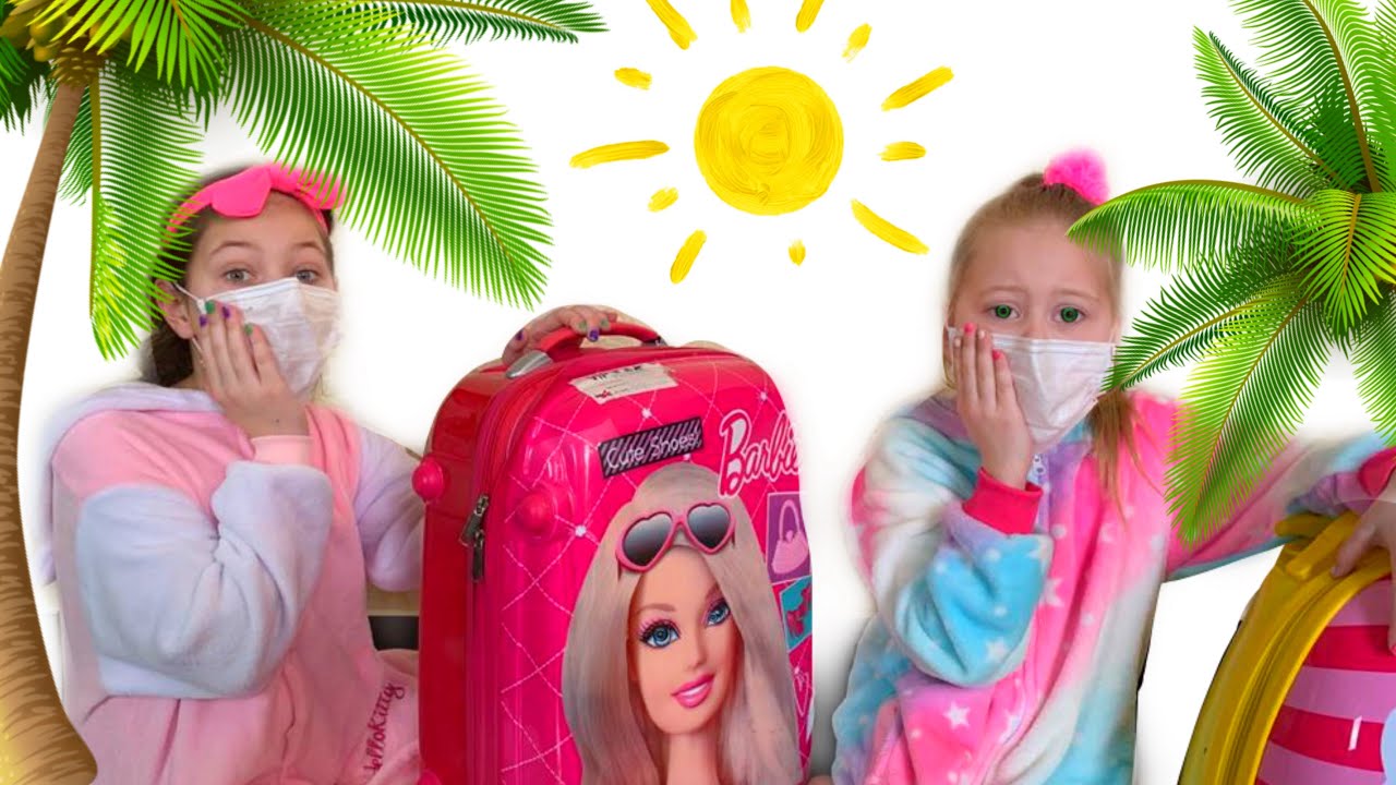 Eva and Evi are going on a trip with Eva Surprise - YouTube