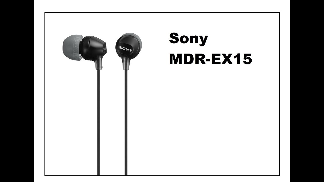 Unboxing fone de ouvido Sony MDR-EX15 - (PT-BR) - YouTube