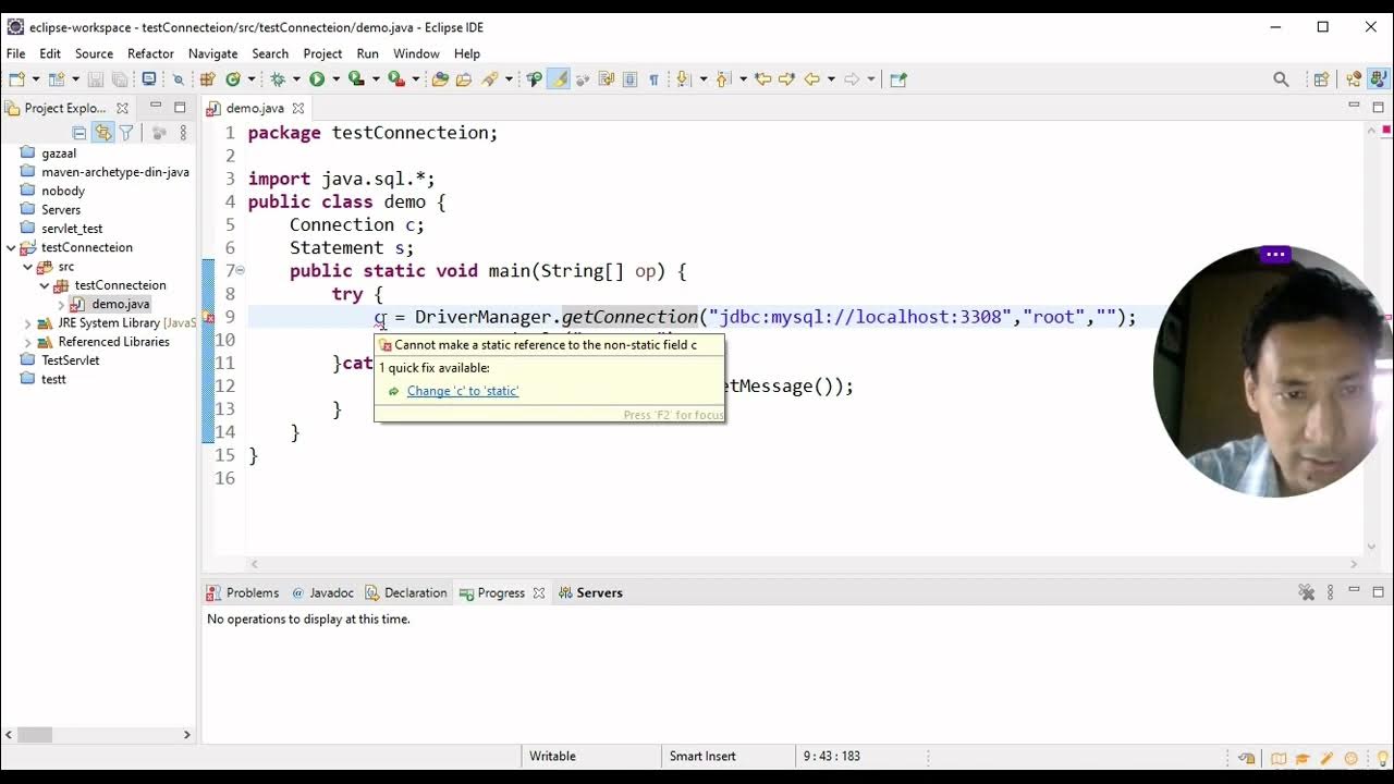 Java Program for accessing MySQL database - YouTube