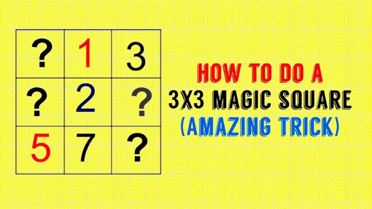 HOW TO MAKE 3 3 MAGIC SQUARE 3 3 Magic Square Easy Method EASY WAY how-to-make-3-3-magic-square-3-3-magic-square-easy-method-easy-way