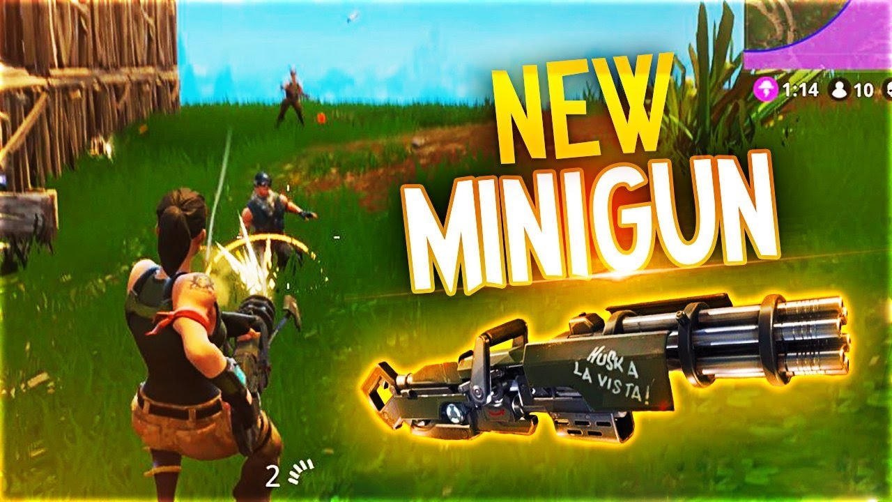 WE WON WITH THE NEW MINI-GUN - Fortnite Battle Royale Gameplay! - YouTube