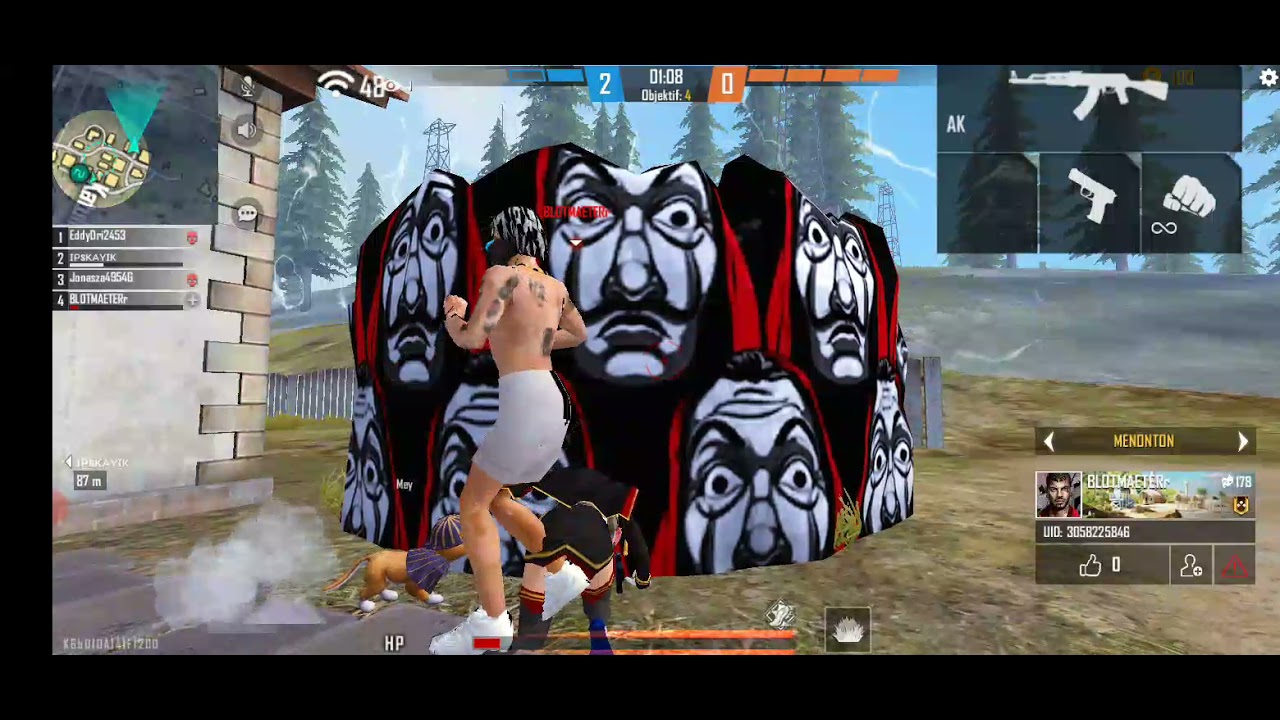 aku main ff tapi aku pus bog tek - YouTube