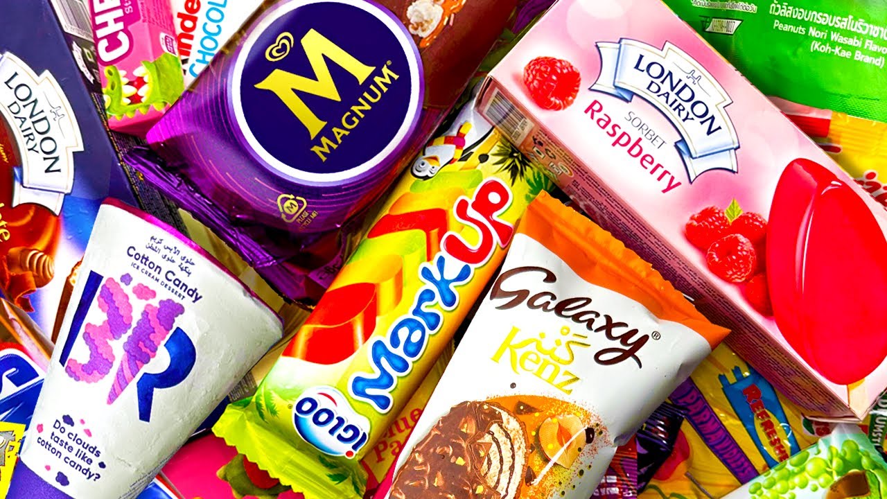 NEW Magnum Ice Cream London Dairy Baskin-Robbins Cake Galaxy Chocolate ...