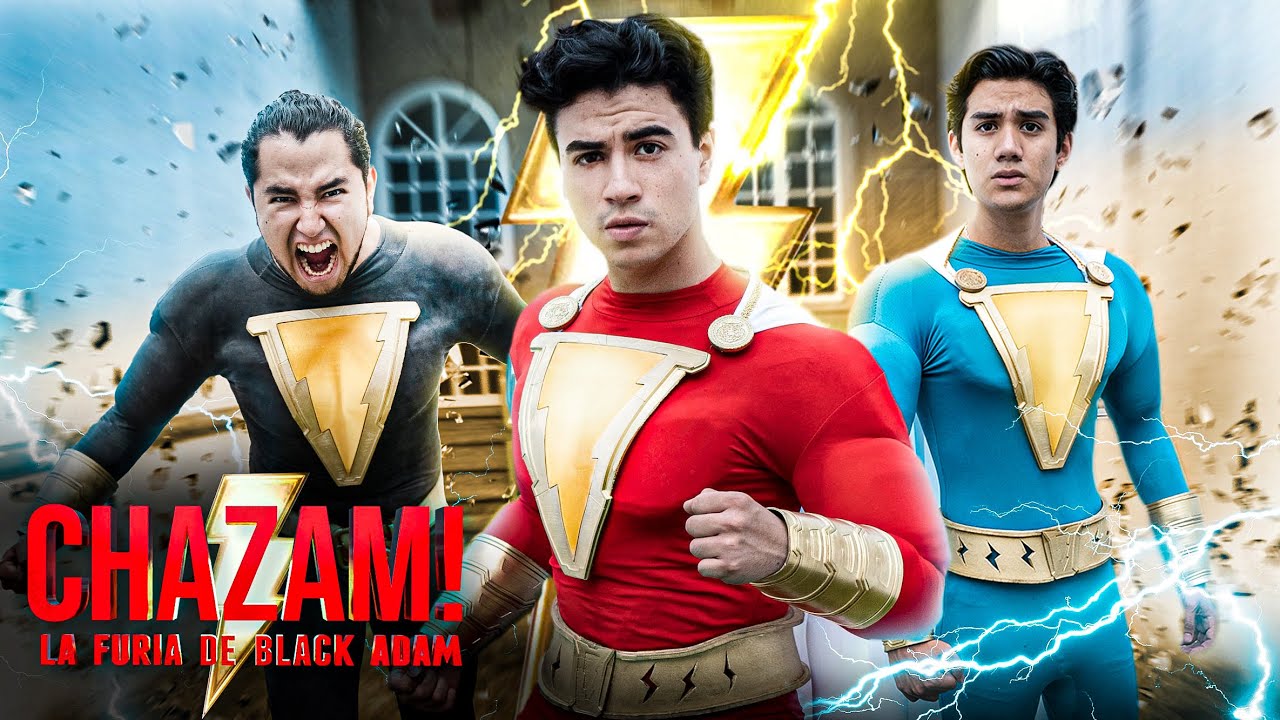 SHAZAM VS BLACK ADAM EN LA VIDA REAL! ⚡| FAN FILM - YouTube