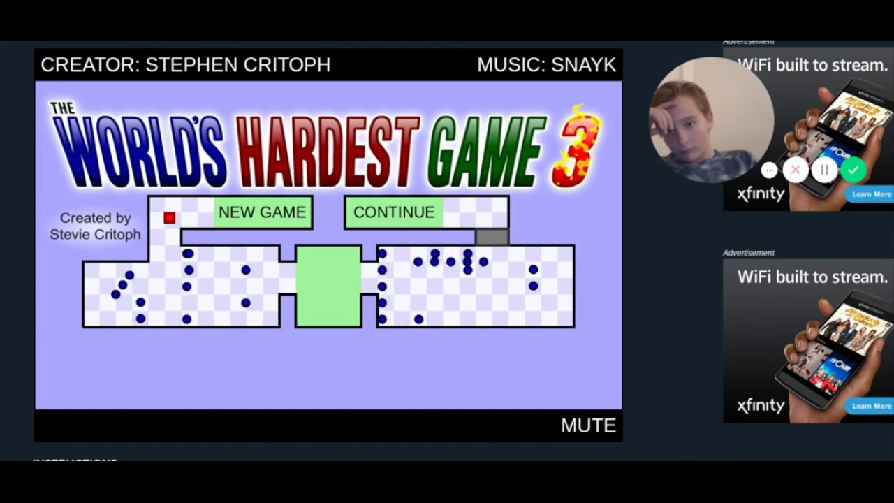 Coolmathgaames-World's Hardest Game 3 - YouTube