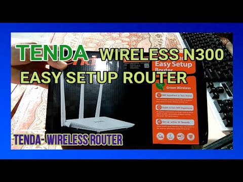 HOW TO SETUP ROUTER TENDA - YouTube