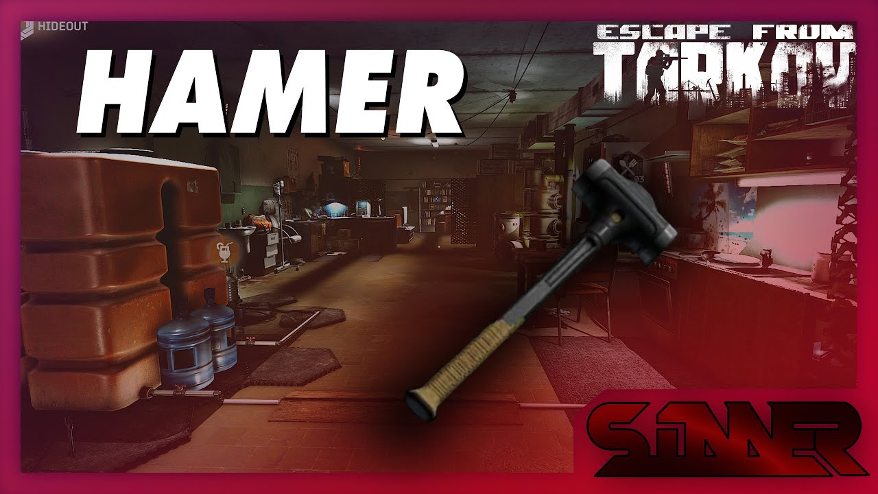 NEW HAMMER for HIDEOUT??!! Defective Wall FIX??? | Escape From Tarkov ...