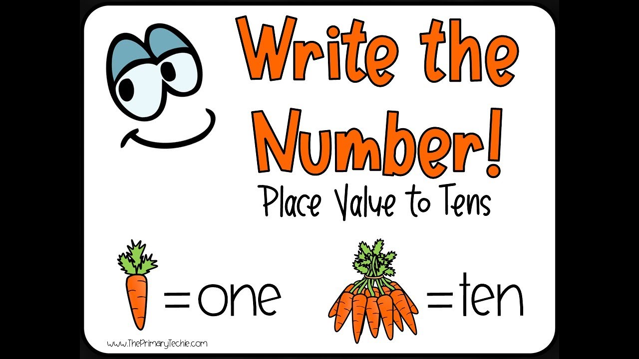 Place Value to Tens Carrots - YouTube