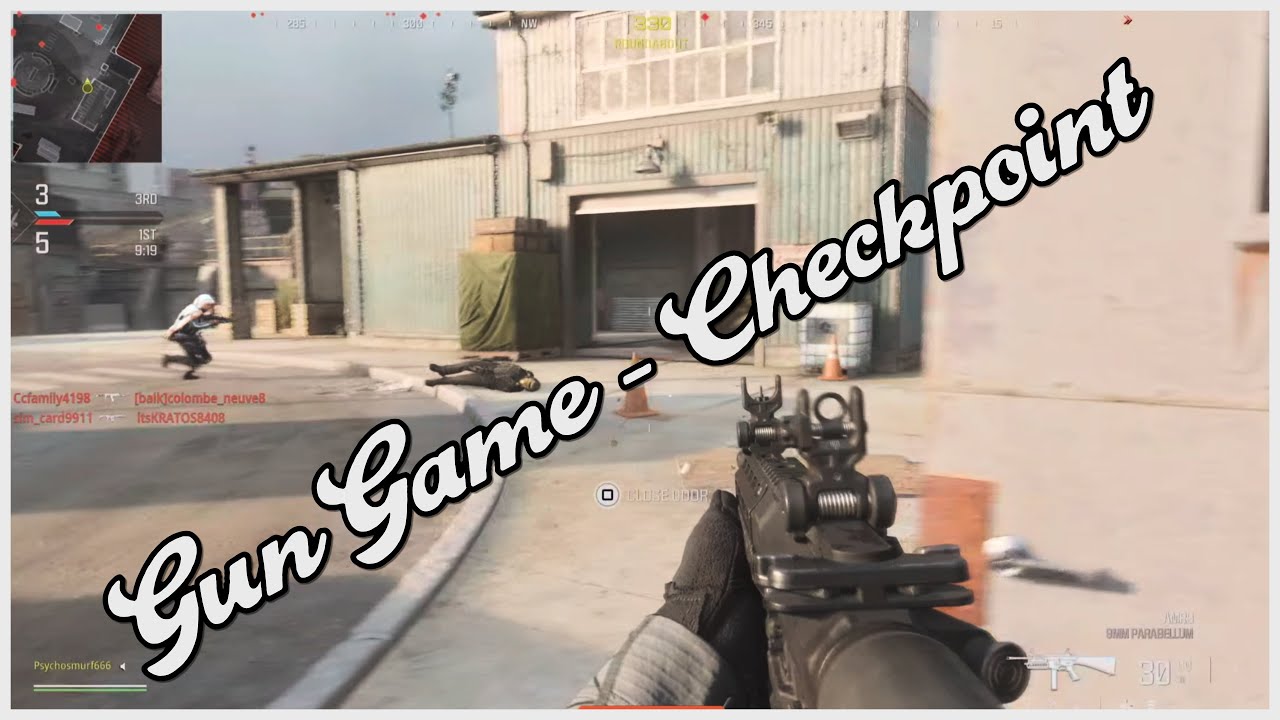 Call Of Duty MW3- Gun Game - Checkpoint - YouTube