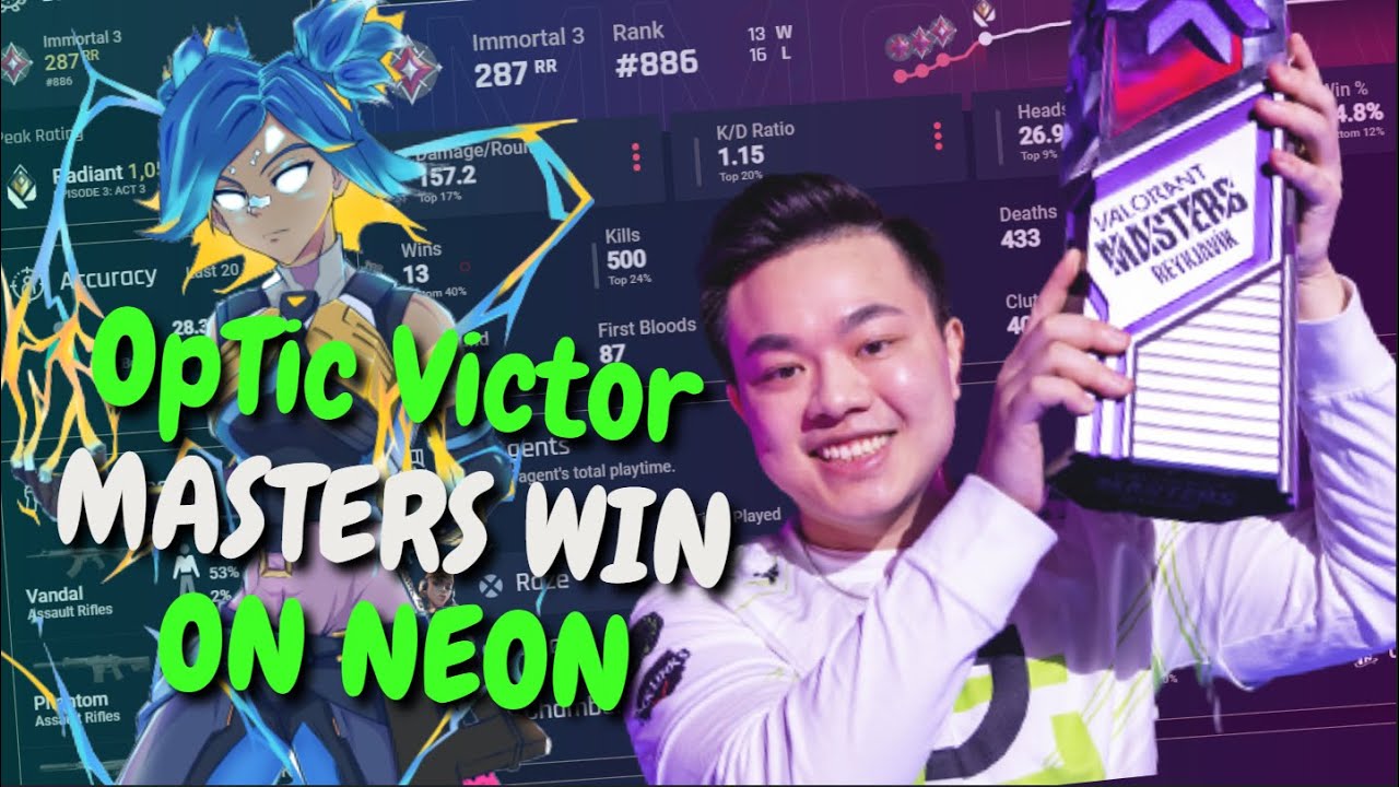 HOW OpTic Victor WON MASTERS REYKJAVIK on NEON *INSANE OUTPLAYS* - YouTube