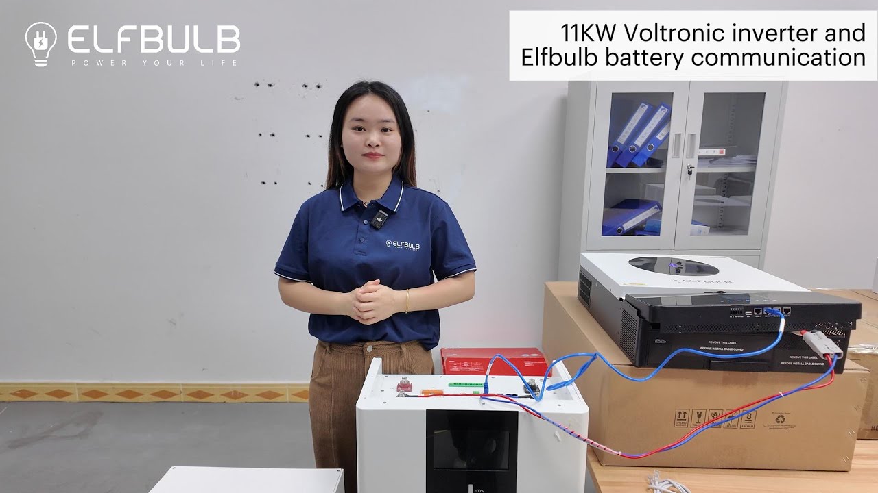 11KW voltronic inverter and ELFBULB lithium battery communication ...