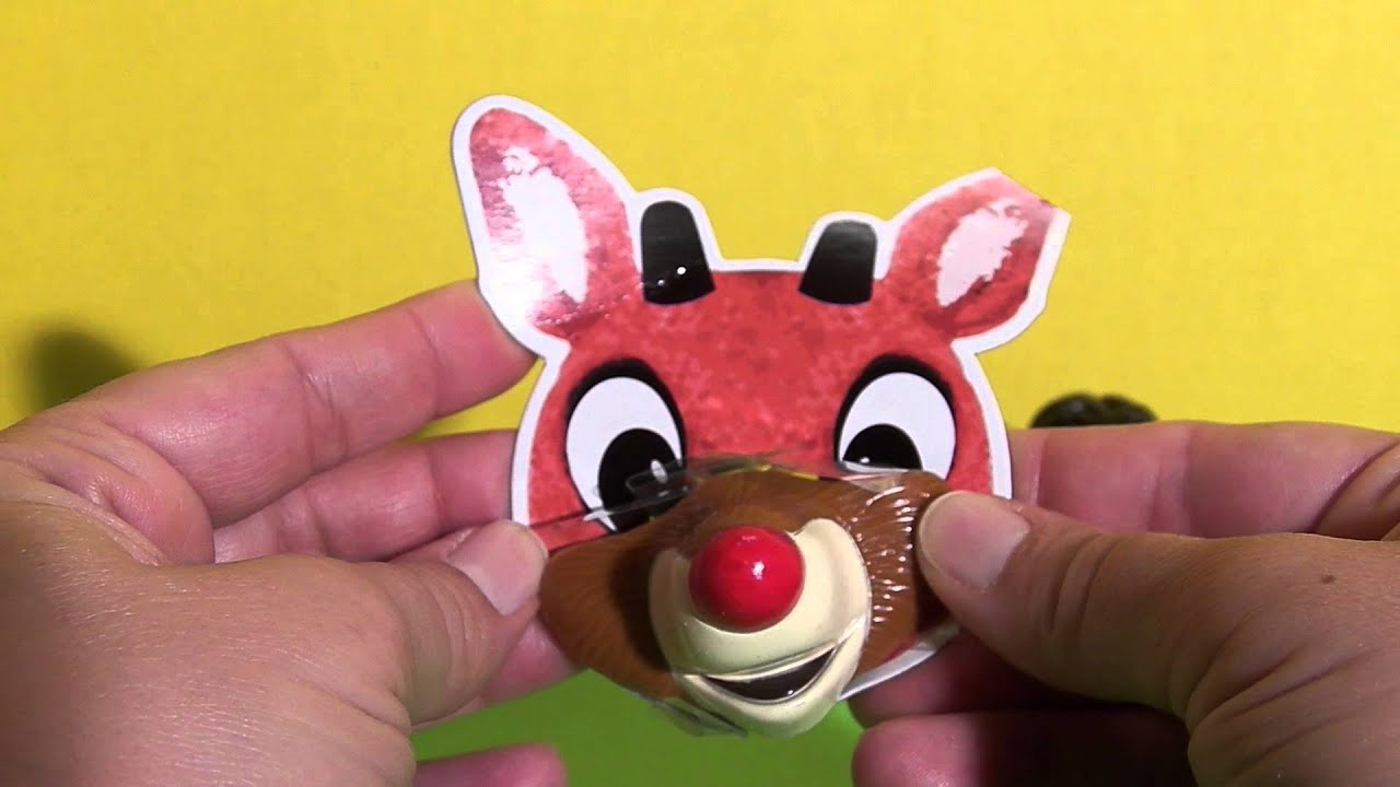 Rudolf the Red Nosed Reindeer Lip Pops Lollipops, TasteTest, with ...